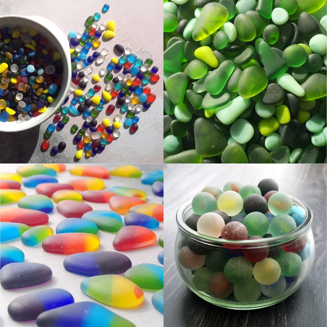 Tumbled 'Sea Glass' / Glass Pebbles – Glass By Genea